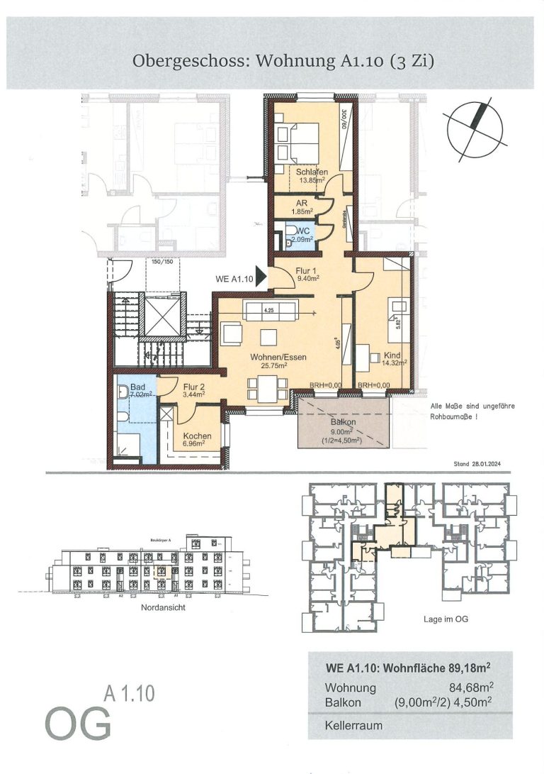 Haus A1 Wohnungen in Wohnpark Gute Hoffnung