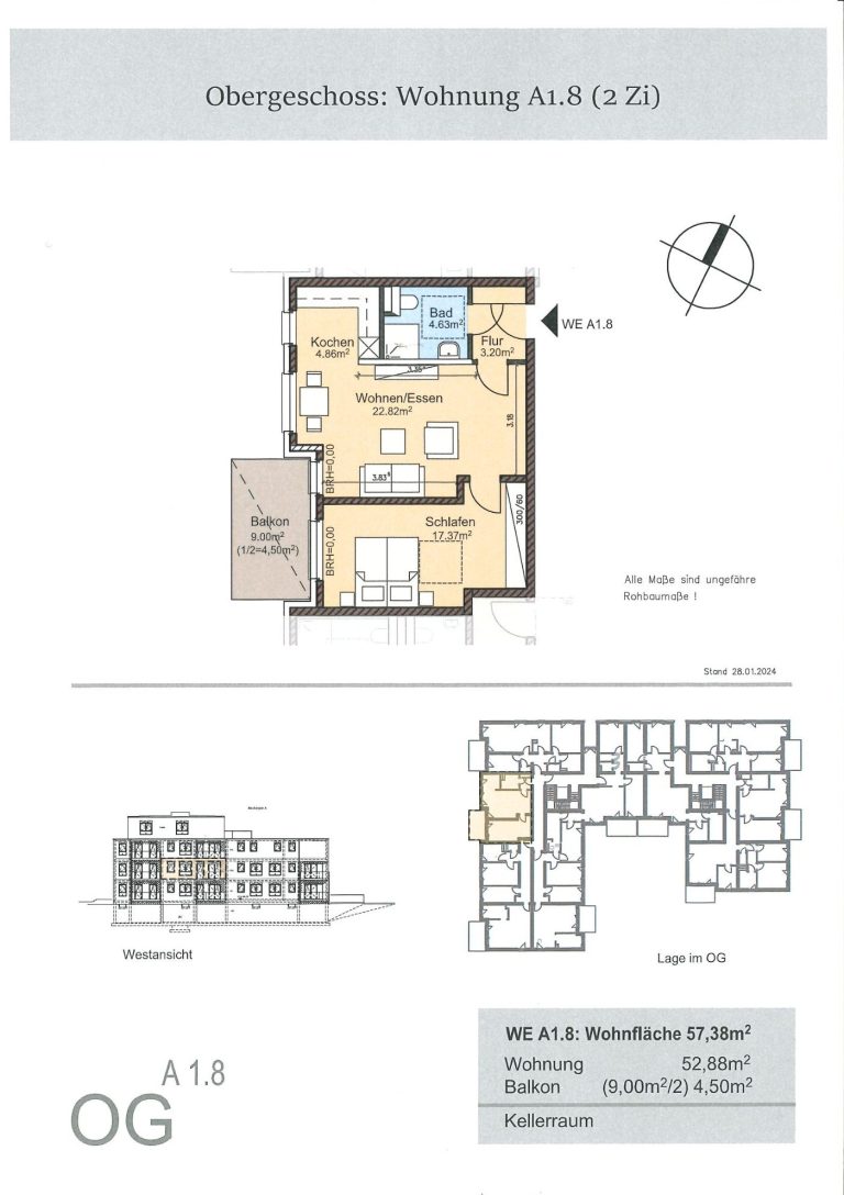 Haus A1 Wohnungen in Wohnpark Gute Hoffnung